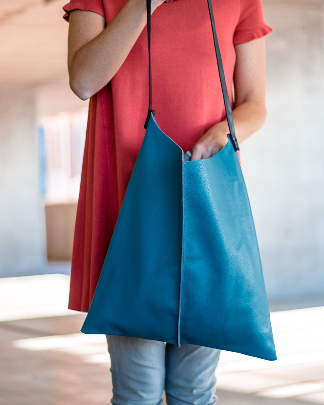 Umbrella-shaped handbag. Made from leather, unique and handy - MAKOSHA ...